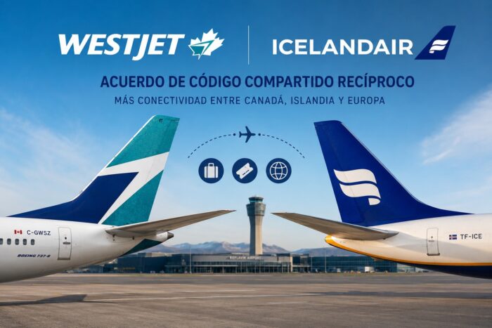 WestJet e Icelandair amplían su alianza con un acuerdo de código ...